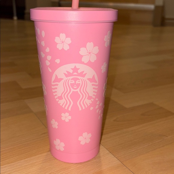 Starbucks | Accessories | Starbucks Custom Made Cherry Blossom Tumbler ...